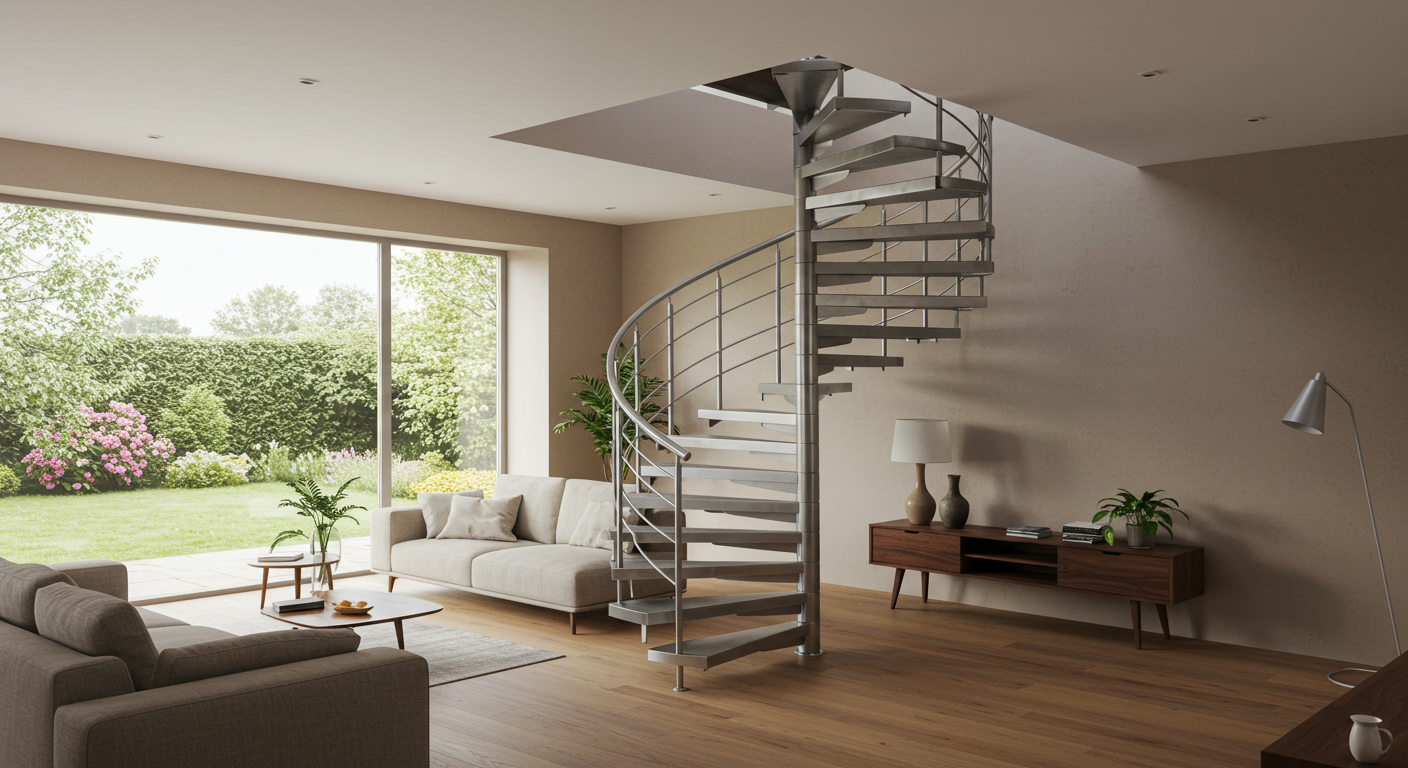Escaliers métalliques en colimaçon : technique de fabrication et de ...